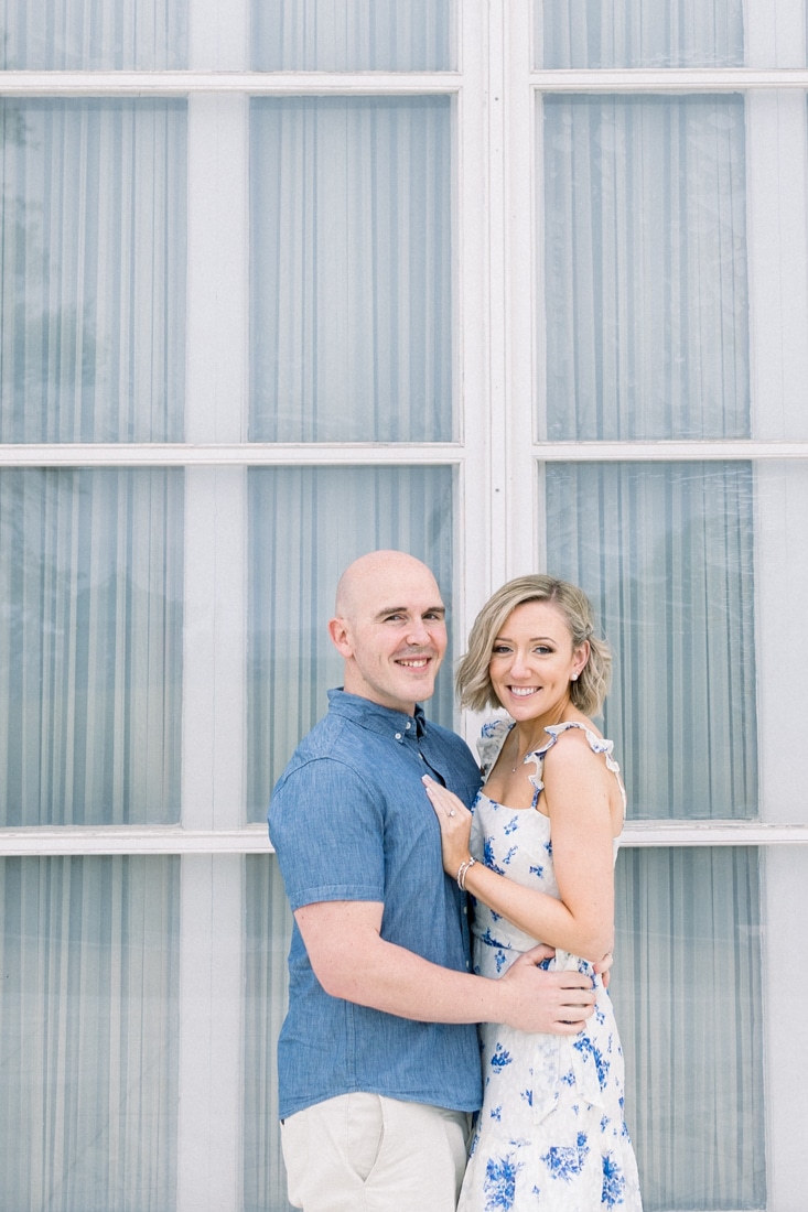 Elegant Newport Mansion Engagement Session